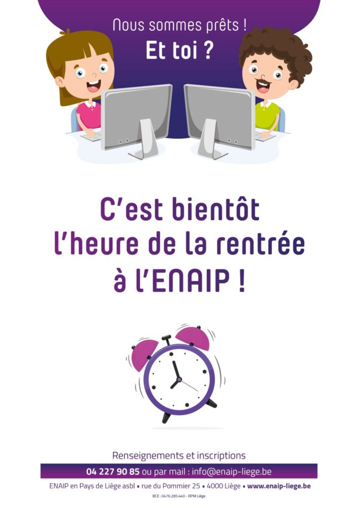 Rentrée 2020 - ENAIP - Centre de formation en informatique